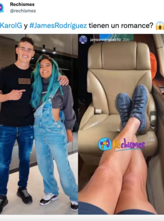 ¿James Rodríguez y Karol G tienen un romance? - Diario Libre