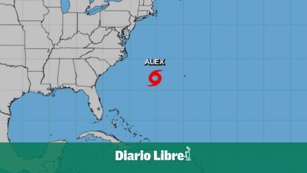 Tormenta Alex cobra fuerza mientras avanza a Bermudas - Diario Libre