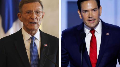 Álvarez y Marco Rubio hablan de la agenda a favor de prosperidad - Diario Libre