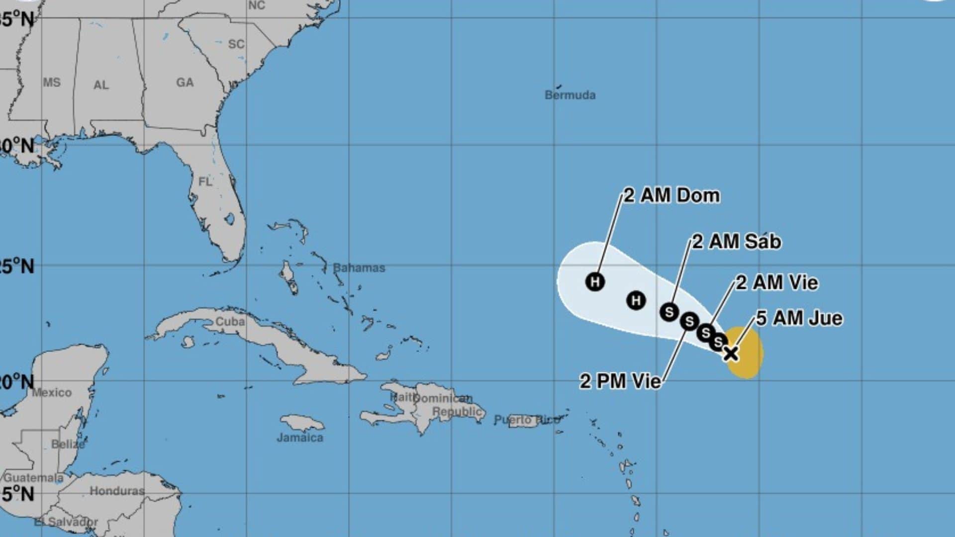 Tormenta Humberto podría convertirse en huracán el fin de semana - Diario Libre