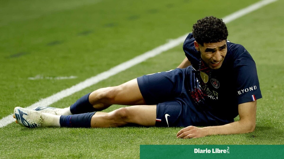 UEFA Champions: Hakimi se perderá la semifinal de vuelta - Diario Libre