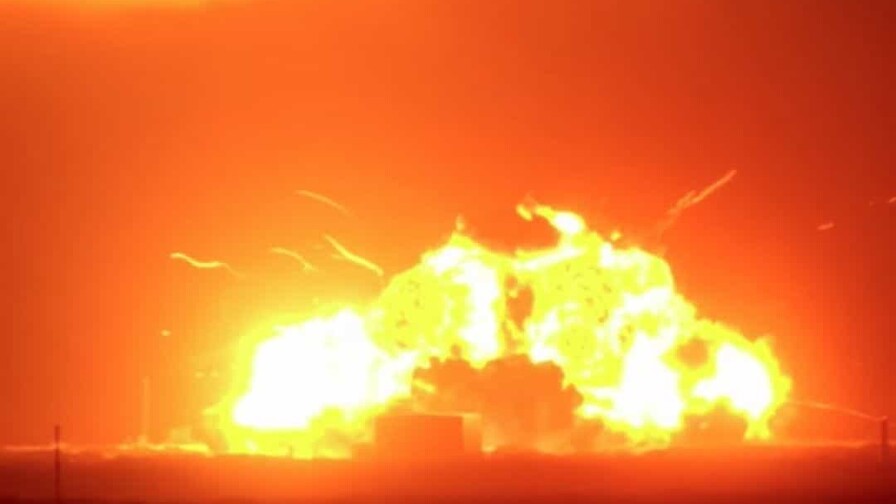 Bola de fuego envuelve cohete de Blue Origin - Diario Libre