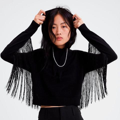 Los flecos vuelven a estar en tendencia, pura fantasía en movimiento ...