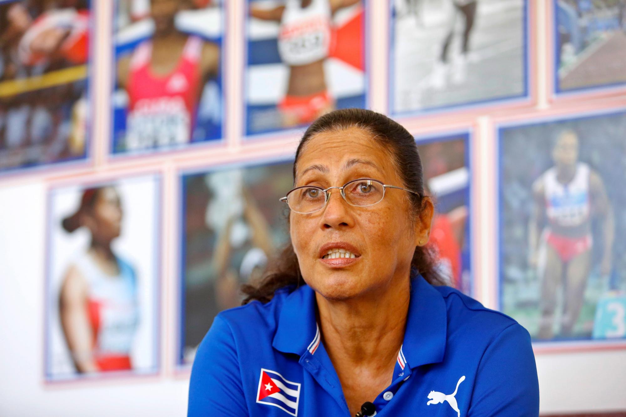 La cubana María Caridad Colón celebra como un oro olímpico su entrada ...