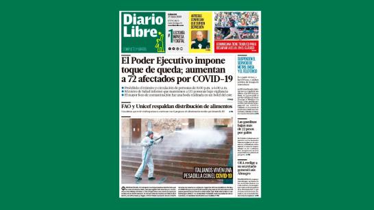 Diario Libre publica su edición de hoy en formato digital - Diario Libre