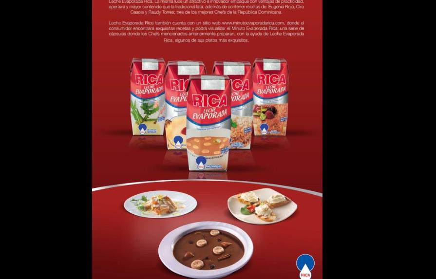 Leche Rica presenta al mercado nuevo producto - Diario Libre